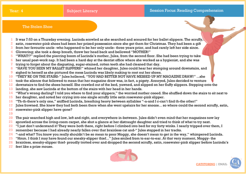 Year 4 English Reading, Comprehension and Language | Teaching Resources