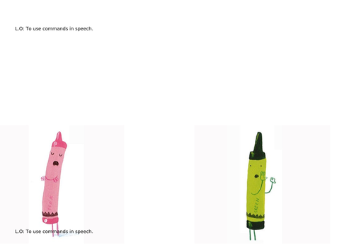 The Day the Crayons Quit by Drew Daywalt ENGLISH UNIT | Teaching Resources