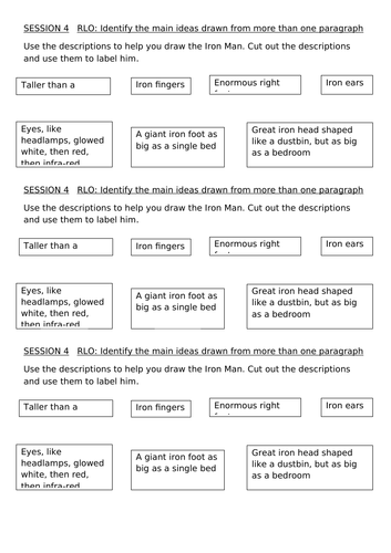 The Iron Man by Ted Hughes ENGLISH UNIT | Teaching Resources