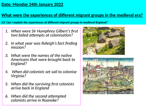 Edexcel Migration History GCSE 2022 - Medieval 800-1500 | Teaching ...