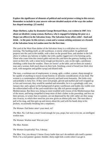 AQA English Literature Spec B (Political & Social Protest Writing ...