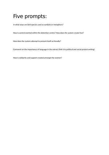 AQA English Literature Spec B (Political & Social Protest Writing ...