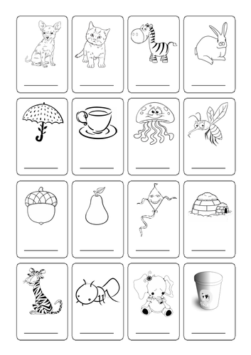 Initial Sounds Assessment Sheets | Teaching Resources