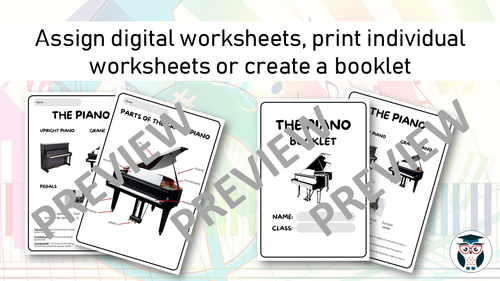The Piano - Handouts and Worksheets | Teaching Resources