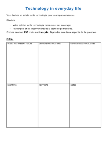 150 WORD AQA WRITING BUNDLE FOR EVERY TOPIC AT GCSE | Teaching Resources