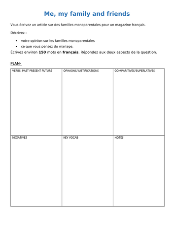 150 WORD AQA WRITING BUNDLE FOR EVERY TOPIC AT GCSE | Teaching Resources