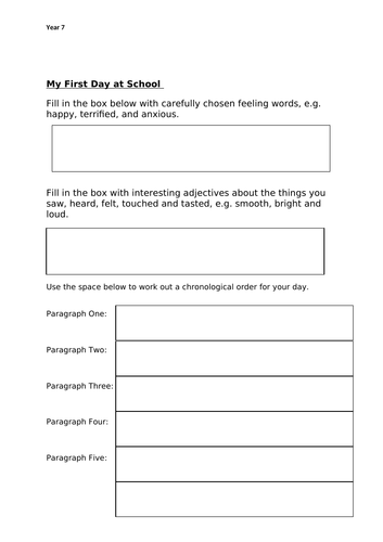 Cover Work (year 7) | Teaching Resources
