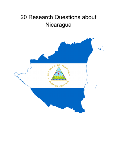 20 Research Questions about Nicaragua | Teaching Resources