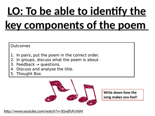 A Birthday and Hunting Snake Poetry Lessons | Teaching Resources