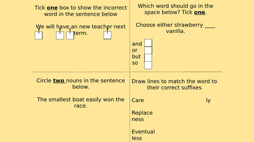 Year 3 grammar starters | Teaching Resources