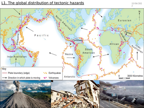 The global distribution of tectonic hazards - A Level Edexcel/AQA ...