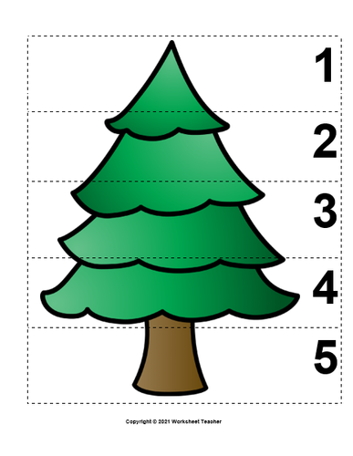Camping Number Sequence Preschool Picture Puzzles | Teaching Resources