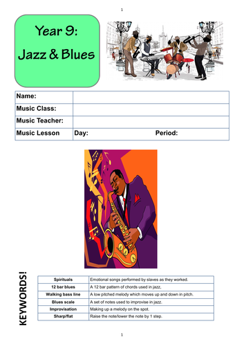 Year 9 Jazz Project | Teaching Resources