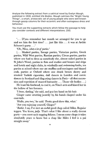 EDUQAS/WJEC English A-Level Unseen Prose 1918-1939 practice papers with ...