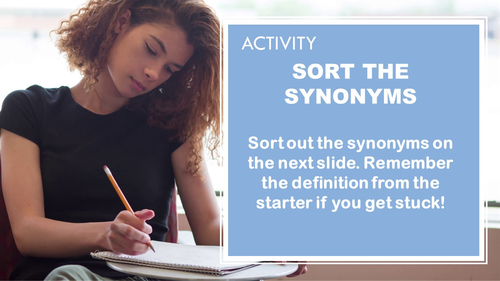 KS2 - English Worksheet and Lesson - Synonyms | Teaching Resources