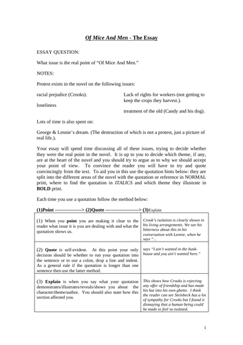 'Of Mice and Men' by John Steinbeck | Teaching Resources