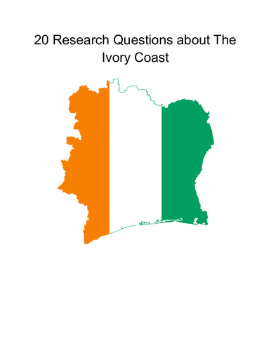 20 Questions about The Ivory Coast | Teaching Resources
