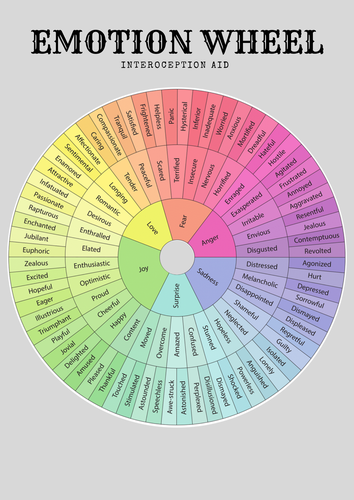 Emotion Wheel Resource | Teaching Resources
