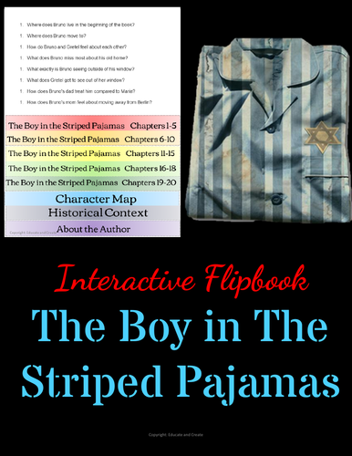 The Boy in the Striped Pajamas Interactive Study Guide | Teaching Resources