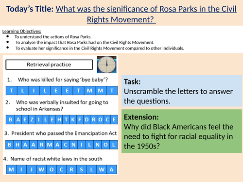 What was the significance of Rosa Parks in the Civil Rights Movement ...