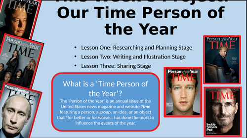 Weekly Project: Time Person of the Year | Teaching Resources