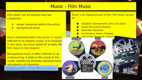 Film Music Presentation KS3 | Teaching Resources