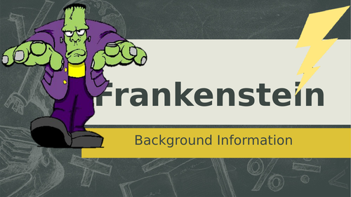 Frankenstein Background Powerpoint | Teaching Resources