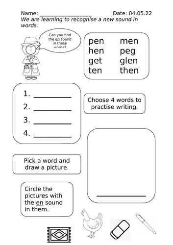 'e_' phonics worksheets | Teaching Resources