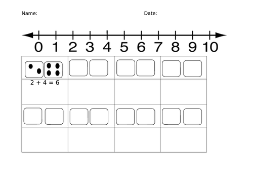 Addition of Numbers 1-20 - Worksheet | Teaching Resources