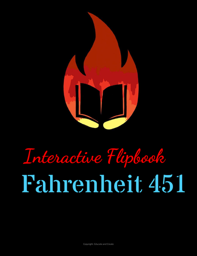 Fahrenheit 451 Interactive Flip book Study Guide | Teaching Resources