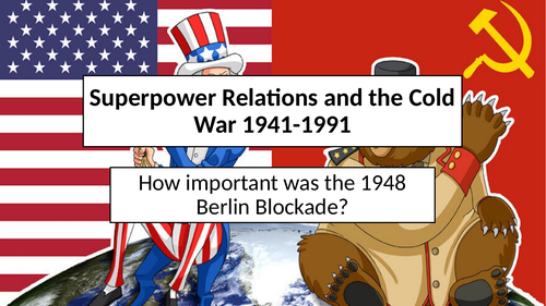 Cold War | Berlin Blockade and Airlift | Teaching Resources