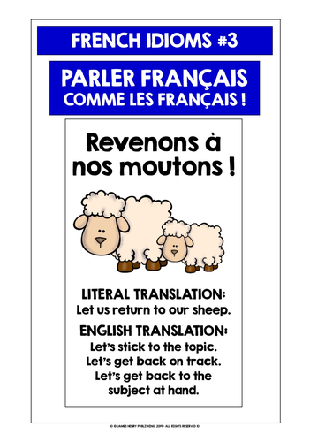 French Idiom Dictionary – Guide To The 25 Most Commonly Used French ...
