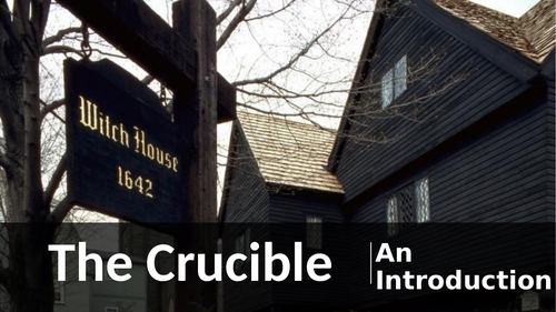 The Crucible Introduction Power point | Teaching Resources
