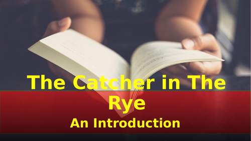 The Catcher In the Rye Introduction Power Point | Teaching Resources