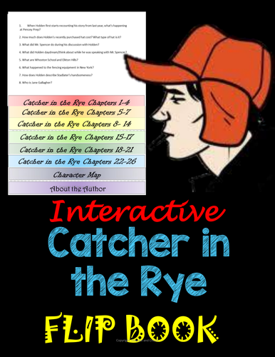 Catcher in the Rye Interactive flip book | Teaching Resources