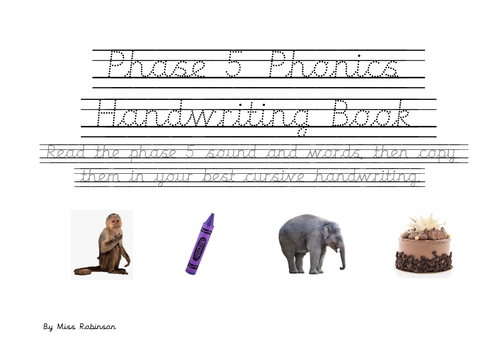 Phase 5 Handwriting Booklet | Teaching Resources