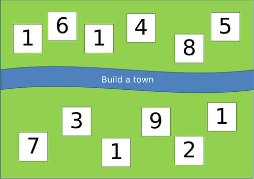 Number towers - Build a town | Teaching Resources