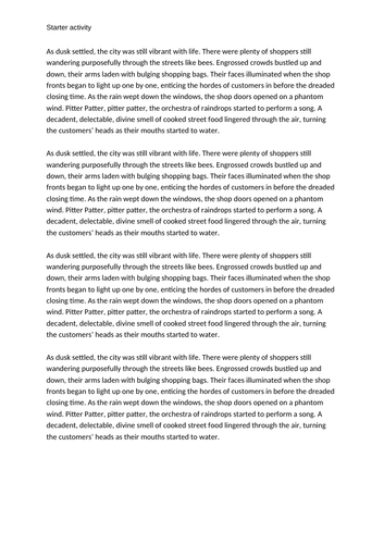 Pathetic Fallacy | Teaching Resources