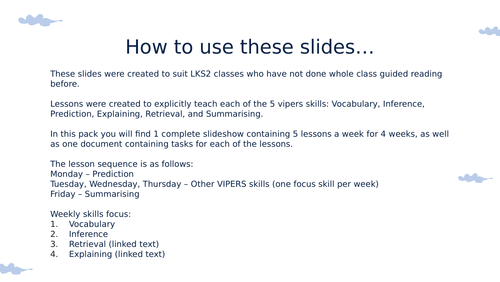 LKS2 4 Week EDITABLE Whole Class Guided Reading Unit Planning and ...