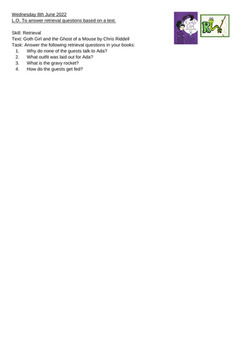 LKS2 4 Week EDITABLE Whole Class Guided Reading Unit Planning and ...