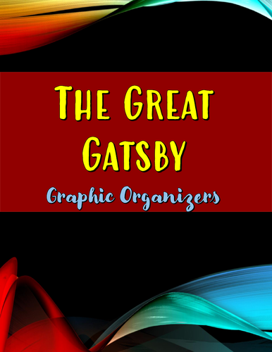 The Great Gatsby Graphic Organizers | Teaching Resources