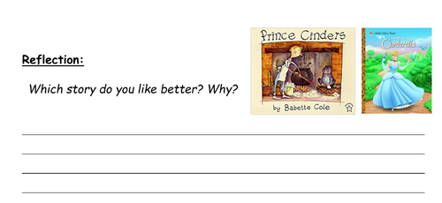 Traditional and alternative stories - 2 Week Unit - Cinderella & Prince ...