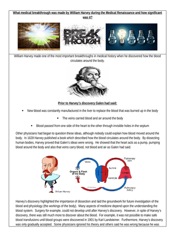 William Harvey - his significance to medicine during the Renaissance ...