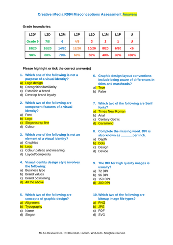 R094 OCR Creative iMedia - Sample Pack | Teaching Resources
