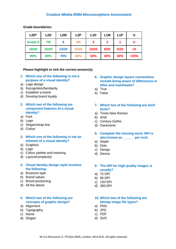 R094 OCR Creative iMedia - Sample Pack | Teaching Resources