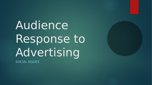 Visual Literacy and Advertising - Persuasive Media | Teaching Resources