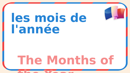 Les mois de l'année (French Months) | Teaching Resources