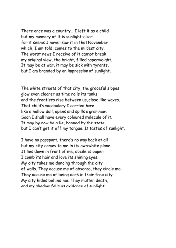 KS3 Poetry From Other Cultures | Teaching Resources