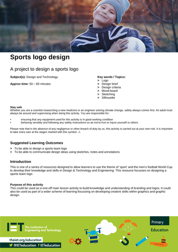 Sports logo design | Teaching Resources