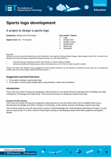 Sports logo developement | Teaching Resources